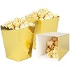 Amazon.com: Gold Popcorn Boxes Mini Pack of 24, Paper Popcorn Container ...