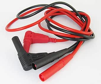 1set 1M Dual 4mm Insulated Banana Plug Silicon Convert Cable for ...