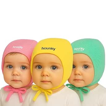 Buy HAUNKY Presents Newborn Kids Unisex Cozy Baby Cap Cotton Hosiery ...
