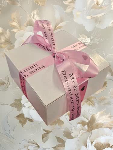 Amazon.com: Personalized Wedding Ribbon - Customized with Your Name ...