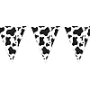Amazon.com: Cow Print Pennant Banner Party Accessory (1 count) (1/Pkg ...