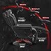 S*MAX Gaming Chair Recliner Ergonomic High Back Wide Lumbar Support ...