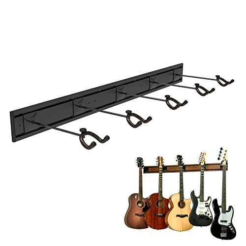 Guitar Wall Hangers with 5 Adjustable Bass Guitar Hanger for Electric ...