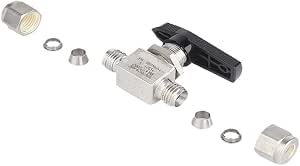 Amazon.com: CHBMSS One-Piece Ball Valves, Ferrule NPT Internal and ...