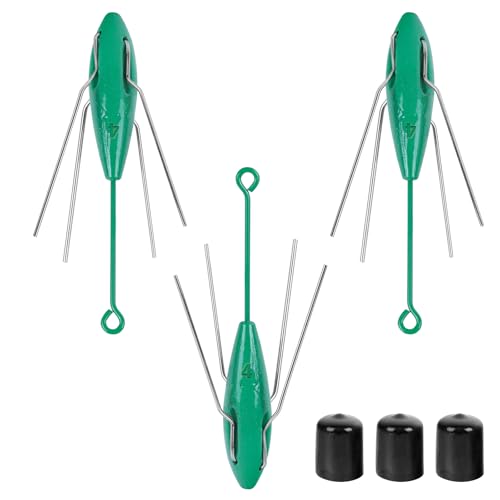 3 Pcs Sputnik Sinker Fishing Weights, Long Tail Heavy-Duty Spider ...