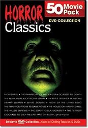 Amazon.com: HORROR CLASSICS 50 MOVIE MEGAPACK : Bela Lugosi, Vincent ...