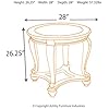 Amazon.com: Signature Design by Ashley Norcastle Traditional Round End ...
