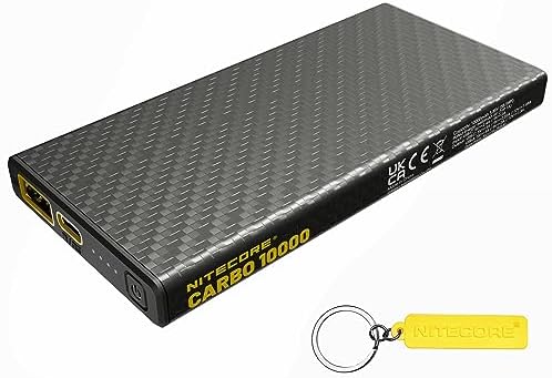 Amazon.com: Nitecore Carbon Battery 6K USB-C Rechargeable Lightweight ...