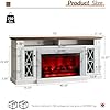 Amazon.com: LUXOAK 70" Fireplace TV Stand with Storage for TVs up to 80 ...