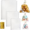 Amazon.com: Augshy Cake Pop Bags, 300 Pcs 3X5 4X6 6X8 Treat Cello Bags ...