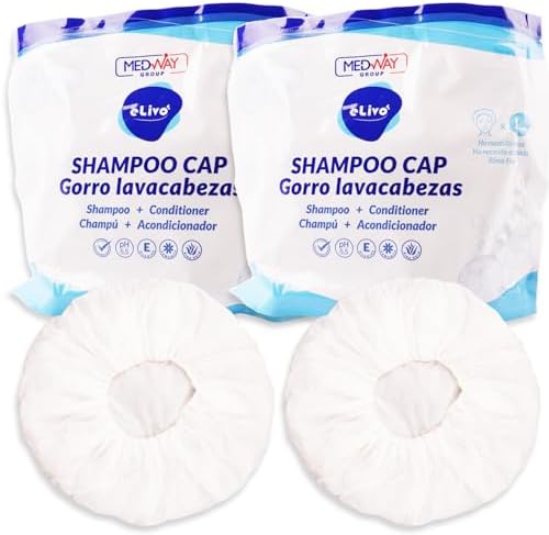 Amazon.com : Shampoo Caps No Rinse, 6 Pack Waterless Shampoo Caps for ...