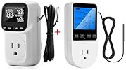 Amazon.com: Diymore 1800W Digital Temperature Controller Plug in Thermostat Outlet Digital RV ...