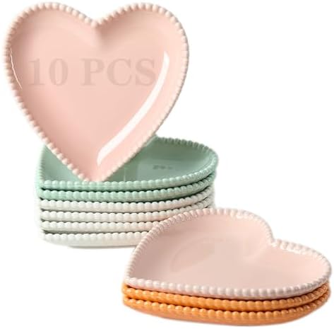 Amazon.com | 6 Inch Porcelain Appetizer Plates Set of 18, Small Dinner ...