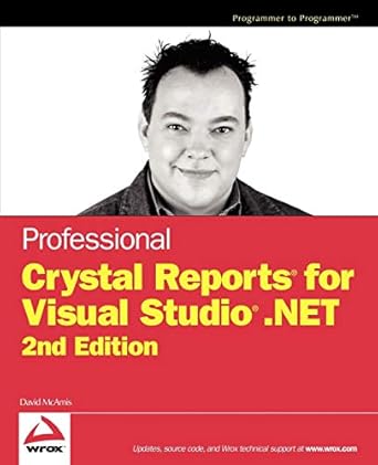 Professional Crystal Report Visual 2e: McAmis, David: 9780764557309 ...