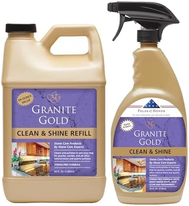 Amazon.com: Granite Gold Daily Cleaner Streak-Free Cleaning for Granite ...
