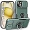 Amazon.com: ADDIT iPhone 15 Pro Max Case with Slide Camera Cover and Stand Ring, Support Magnet ...
