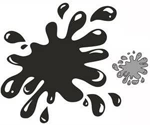 Amazon.com: Water Paint Splat Splash Metal Cutting Dies Cut Decoration ...