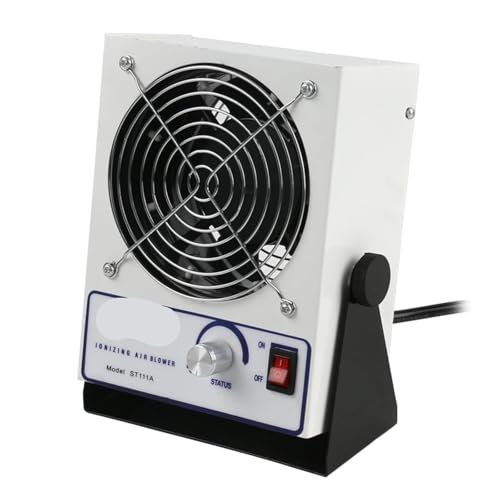 ST-111A Mini Adjustable PC Ionizing Air Blower Fan Ion Eliminator Ion ...