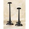 Amazon.com: TRIPAR 11 Inch Black Wooden Hat Stand with Velour Top ...