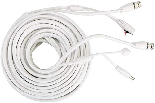 60ft PTZ Power Video & RS-485 Control Cable for CCTV Security PTZ Dome ...