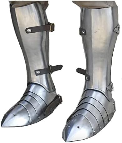 Amazon.com: Medieval Knight Gothic Shoes Sabatons Greaves Historical ...