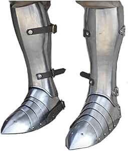 Amazon.com: Medieval Knight Gothic Shoes Sabatons Greaves Historical ...