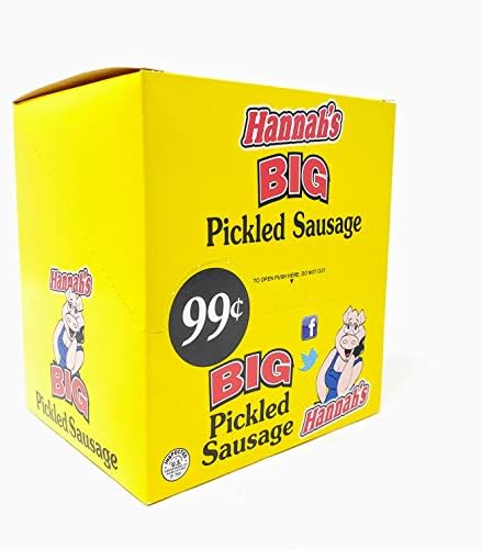 Amazon.com: Hannah's Pickled Sausage PP .99 : Grocery & Gourmet Food