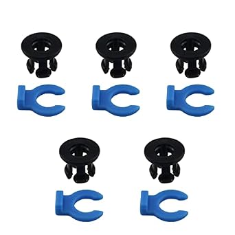 Ruiwaer 10PCS Bowden Tube Coupling Collet Clamp Clip Bowden Collet and ...
