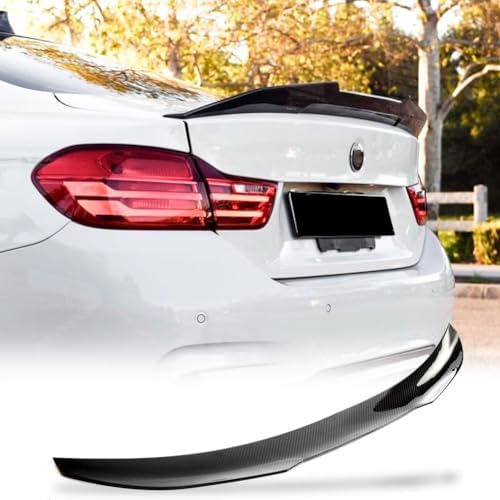 Amazon.com: MCARCAR KIT Dry Carbon Fiber Trunk Spoiler for BMW 4 Series ...
