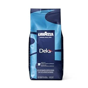 Amazon.com : Lavazza DEK Whole Bean Coffee, Arabica and Robusta Blend ...