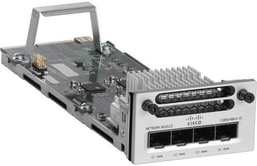 Amazon.com: Cisco C3850-NM-4-1G 4-Port 1GB SFP Network Module for 3850 ...