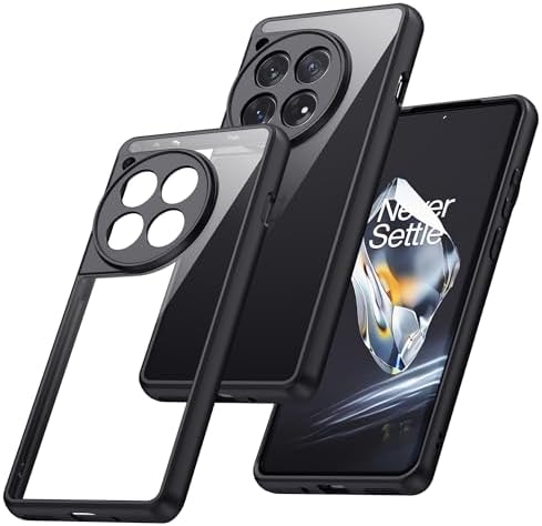 Amazon.com: MAKAVO for OnePlus 12 Case, Clear Non-Yellowing Shockproof ...