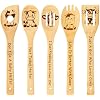 Amazon.com: Cow Wooden Spoons for Cooking, Highland Cow Gifts for Women ...