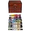Amazon.com: DMC Petite Decorative Wooden Chest With 120 Skeins of ...
