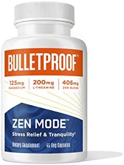 Amazon.com: Bulletproof Zen Mode Stress Relief and Tranquility Capsules ...