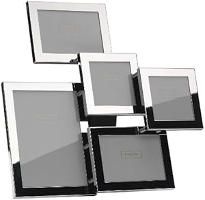 Addison Ross, Multi Photo Frame, 5x7/3.5x5/3.5x3.5, Silver Plate 5 ...