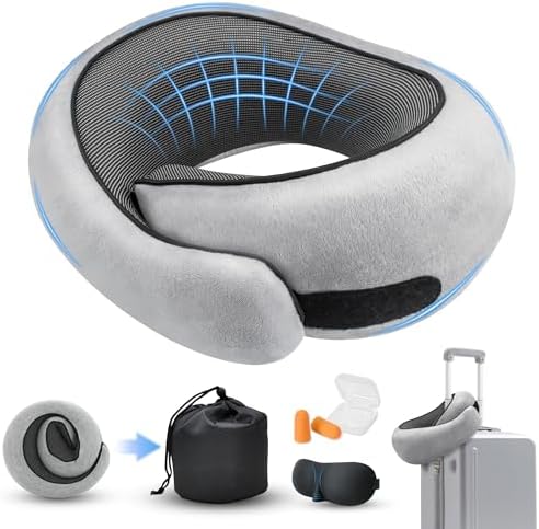 Amazon.com: HiztoBlo Neck Pillow for Traveling, Travel Pillows for ...