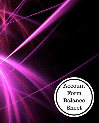 Account Form Balance Sheet: Balance Sheet Book : Accounts, Insignia ...