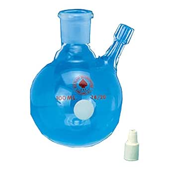ACE Glass 9461-12 Round Bottom Flask, 100mL Capacity, 14/20 Center ...