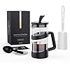 Amazon.com: RAINBEAN Mini French Press Coffee Maker, 12 oz, Camping ...