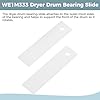Amazon.com: MOOTVGOO WE25X205 WE25M40 Dryer Drum Bearing Kit, WE1M333 ...