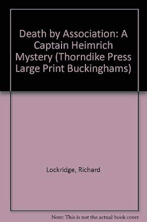 Amazon.com: Death by Association: A Captain Heimrich Mystery (Thorndike ...