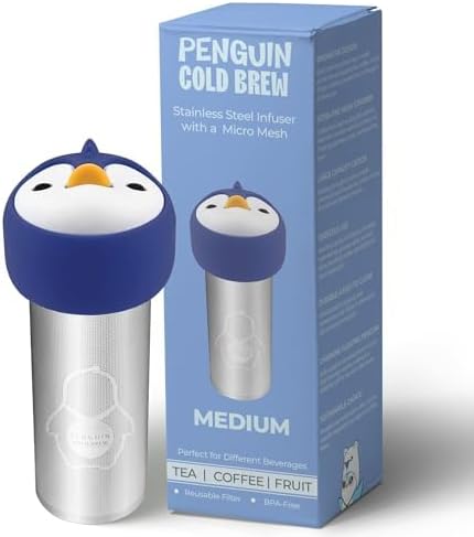 Amazon.com: Penguin Cold Brew - Floating Tea Infuser Baskets ...