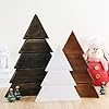 Amazon.com: DoubleFill 3 Pcs Wooden Christmas Trees Tabletop Decor 15 ...
