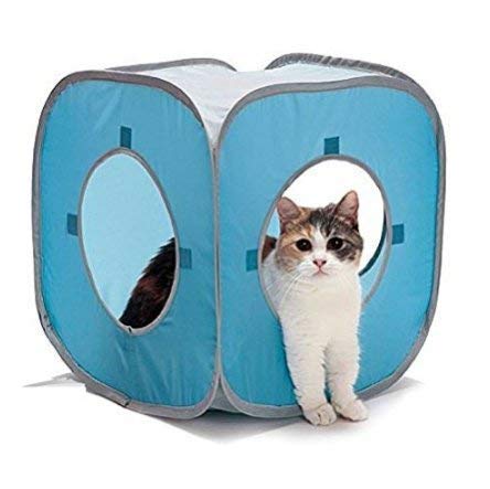 Pets Empire Cat House Cat Cube Toy Resistant Favorite 3D Shape Play ...