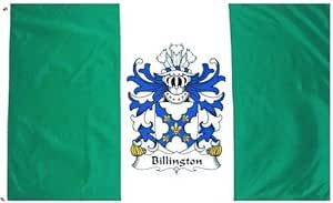 Amazon.com : Billington Family Crest / Coat of Arms Flag. Large 3 ft. x ...