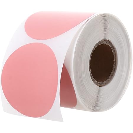 genenic Round Thermal Sticker for DIY Logo Design Direct Thermal Label ...