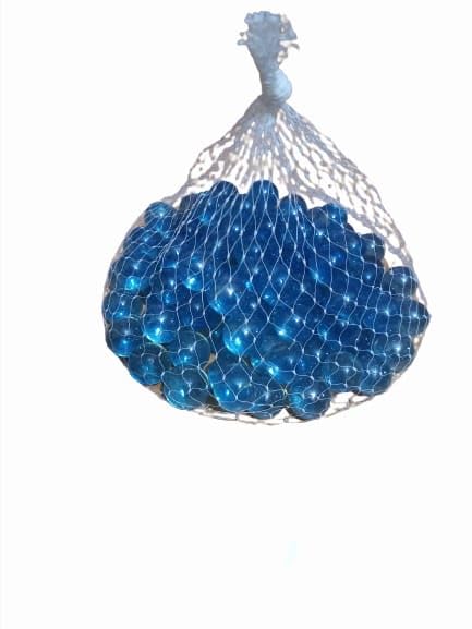 FULLFILLS kanche goli (Glass Balls) Light Blue Colour with Brightness ...