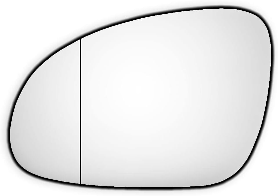 Wing mirror glass replacement LEFT PASSENGER SIDE NEARSIDE - compatible ...