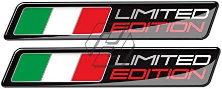 Amazon.com: 3D Motorcycle Decal Italy Flag Stickers Italia Limited ...